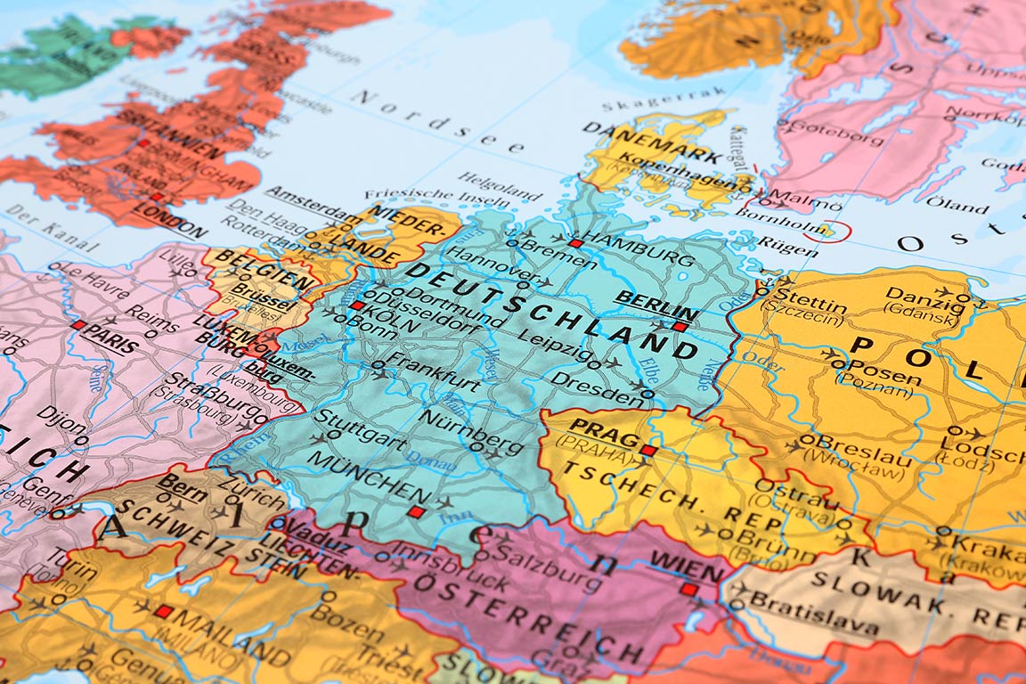 List Of Countries Of The World In German Deutsche L ndernamen 