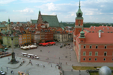 Google Map of Warsaw (Warszawa), Poland - Nations Online Project