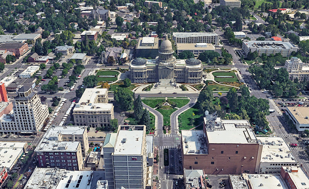 Map of Idaho State, USA - Nations Online Project