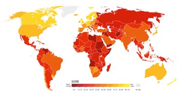 Countries and Corruption :: The Corruption Perceptions Index - Nations ...