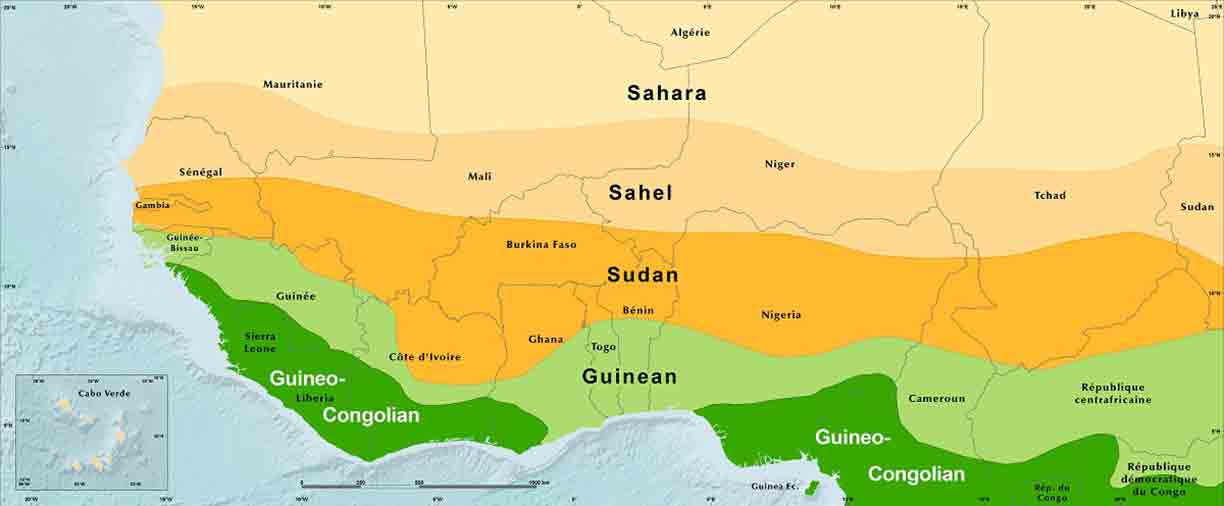 Political Map Of West Africa Nations Online Project